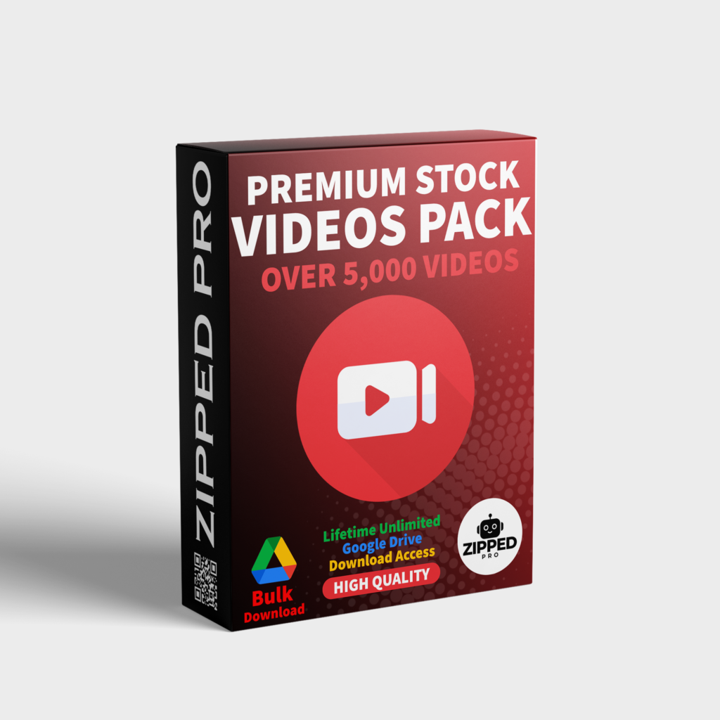 5000+ Stock Videos Pack – Zipped Pro