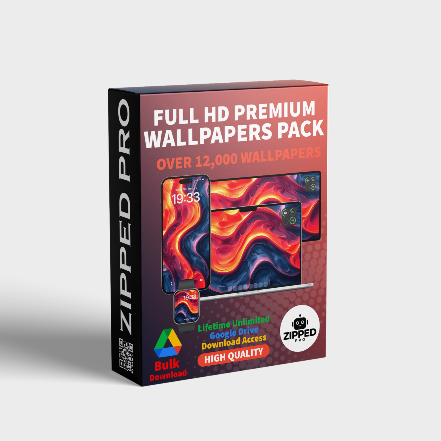 12K+ Wallpapers Pack – Zipped Pro